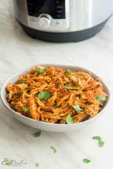 Easy Chicken Tinga In The Instant Pot