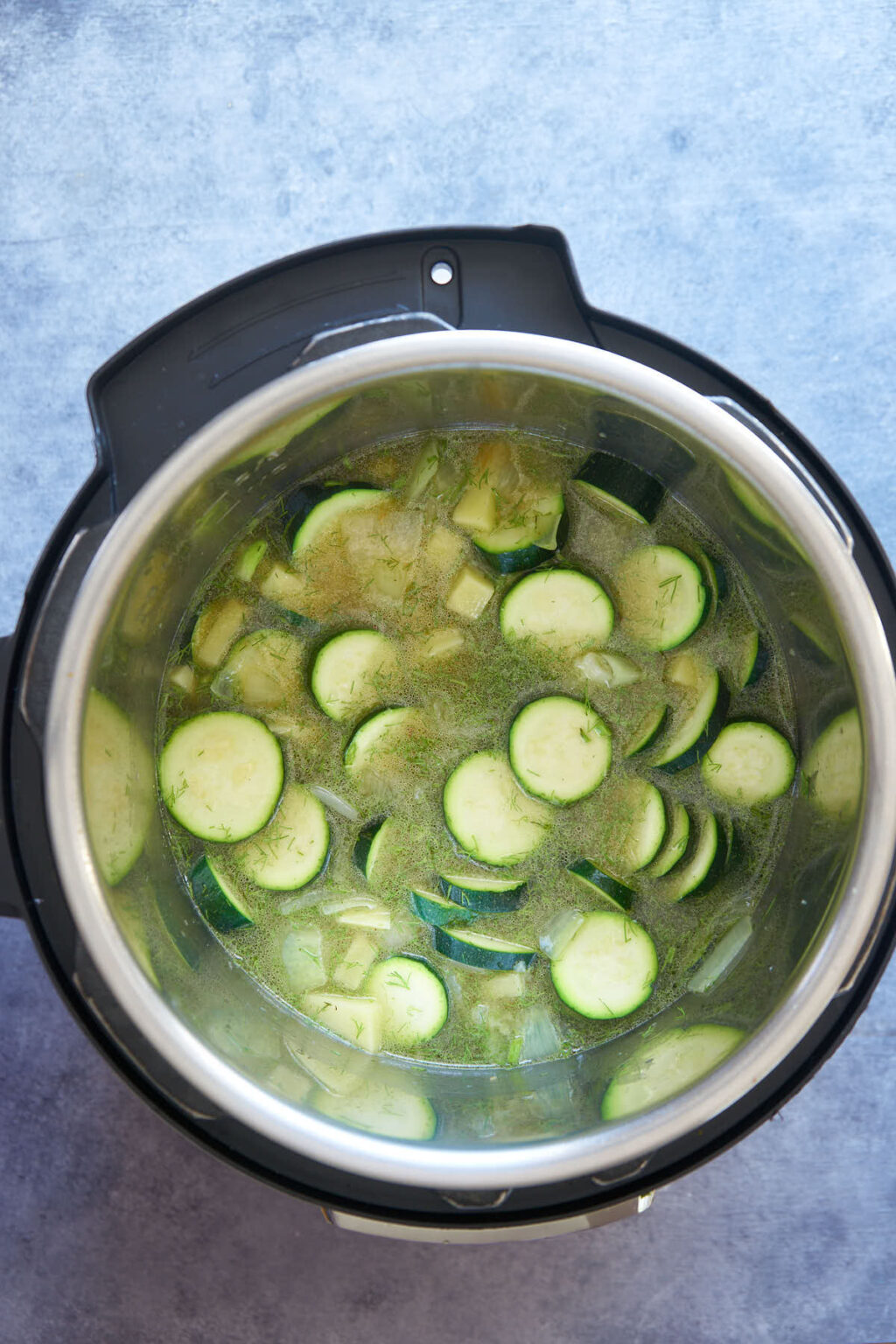 Easy Instant Pot Zucchini Soup Recipe